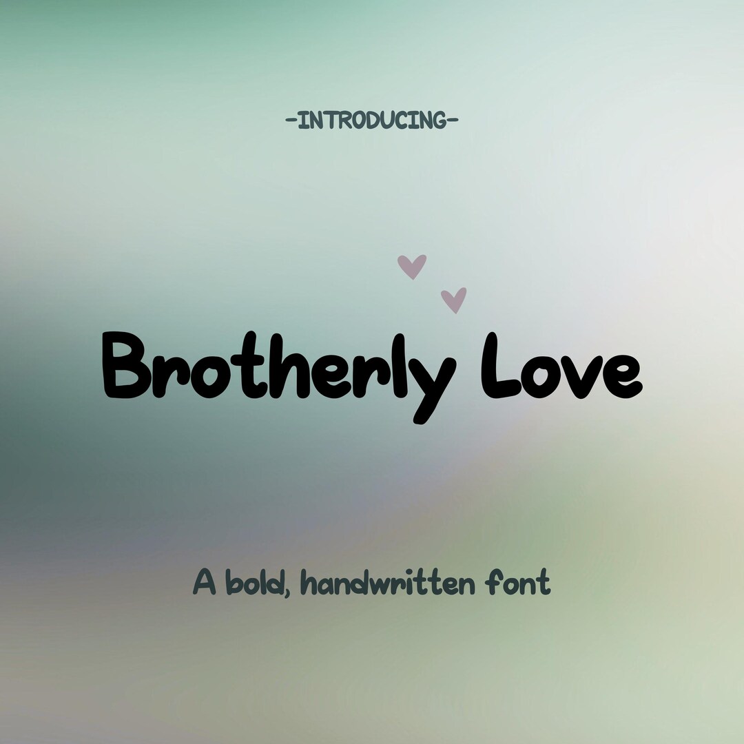 Bold Handwritten Font, Fun Doodle Font, Commercial Use License Included ...