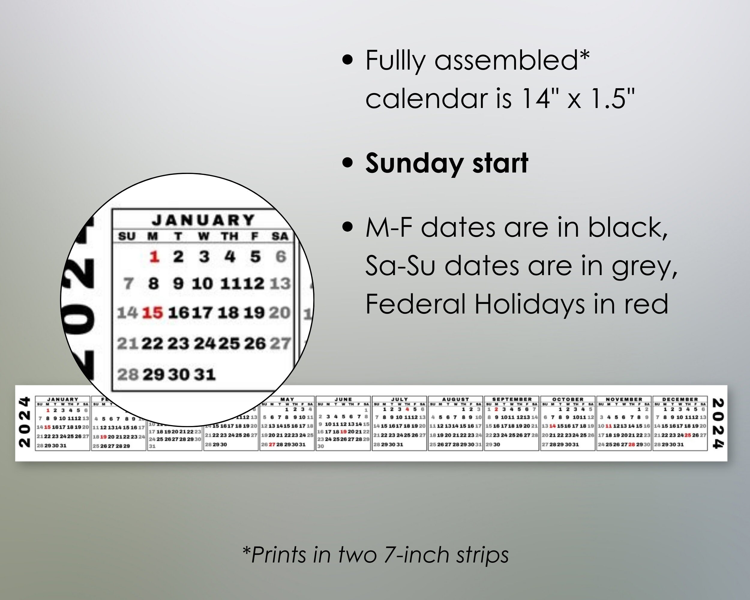 Printable 2024 Mini Desk Calendar, Miniature 2024 Keyboard Calendar ...