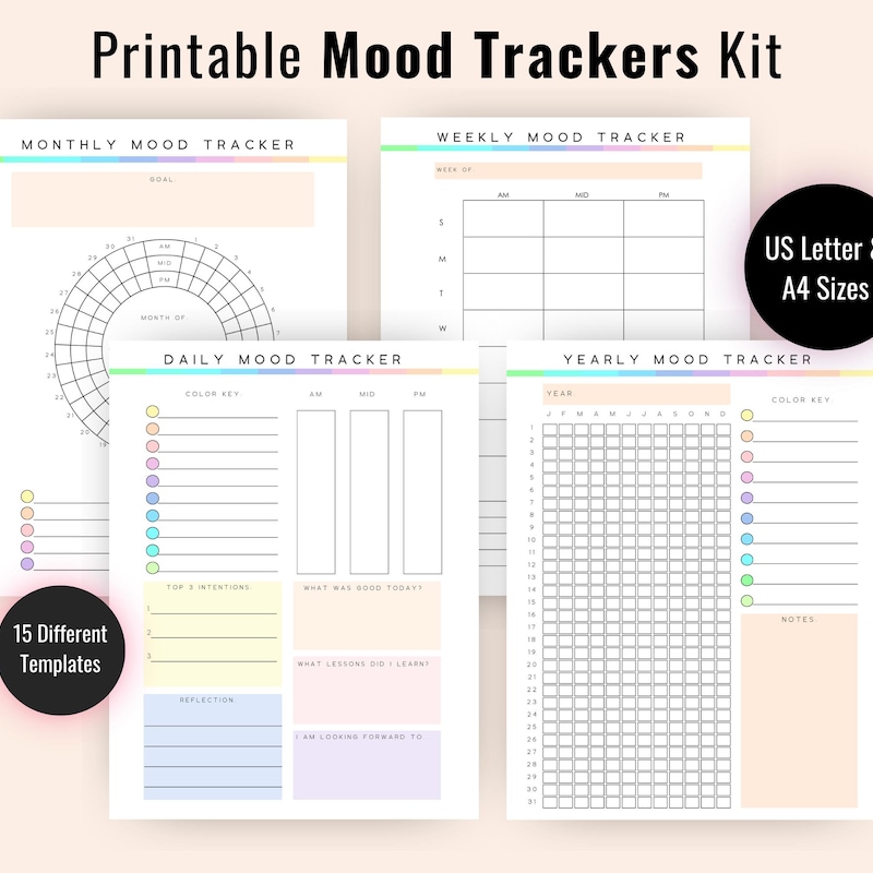 Mood Tracker - Etsy
