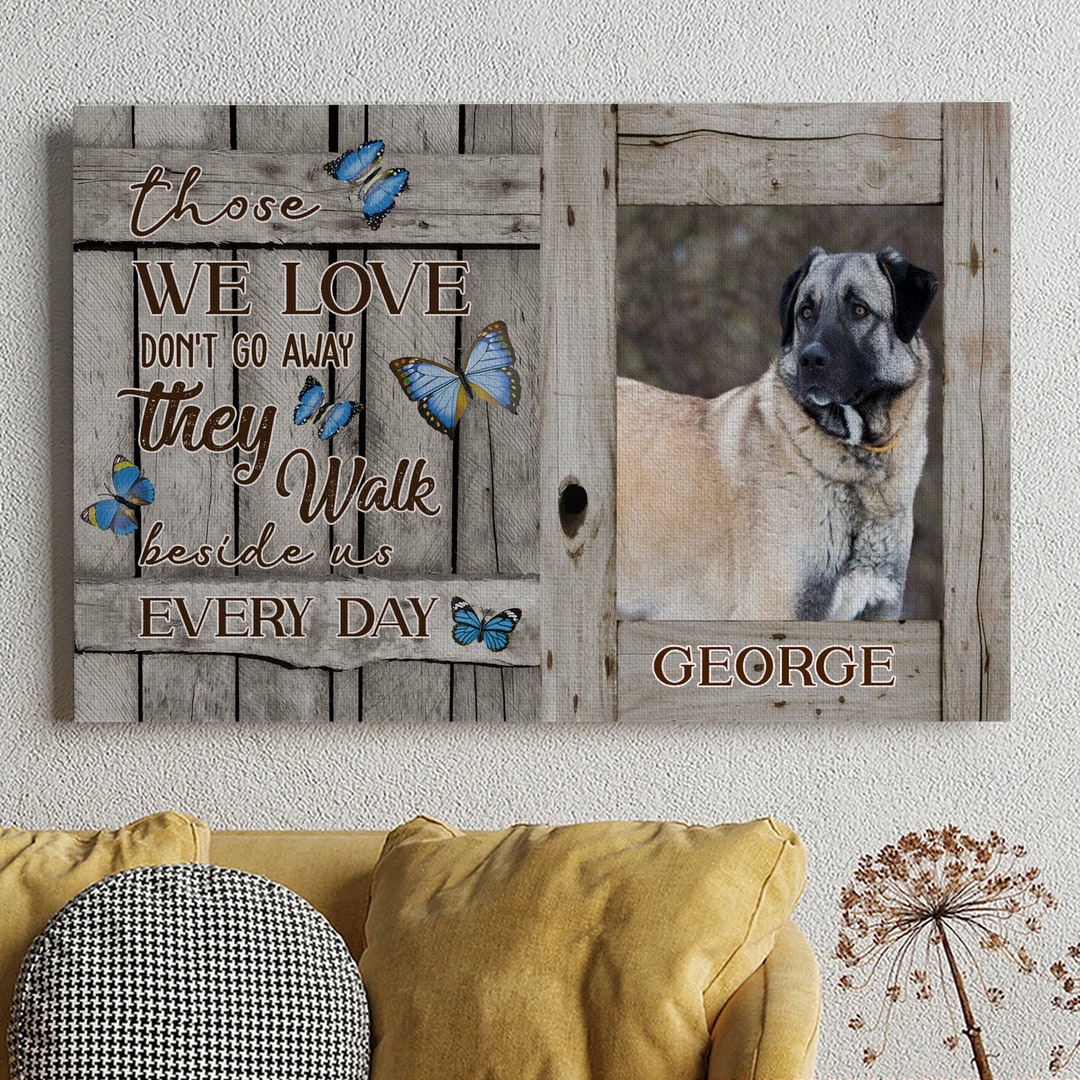 Personalized in Loving Memory Canvas With Photo Those We Love - Etsy