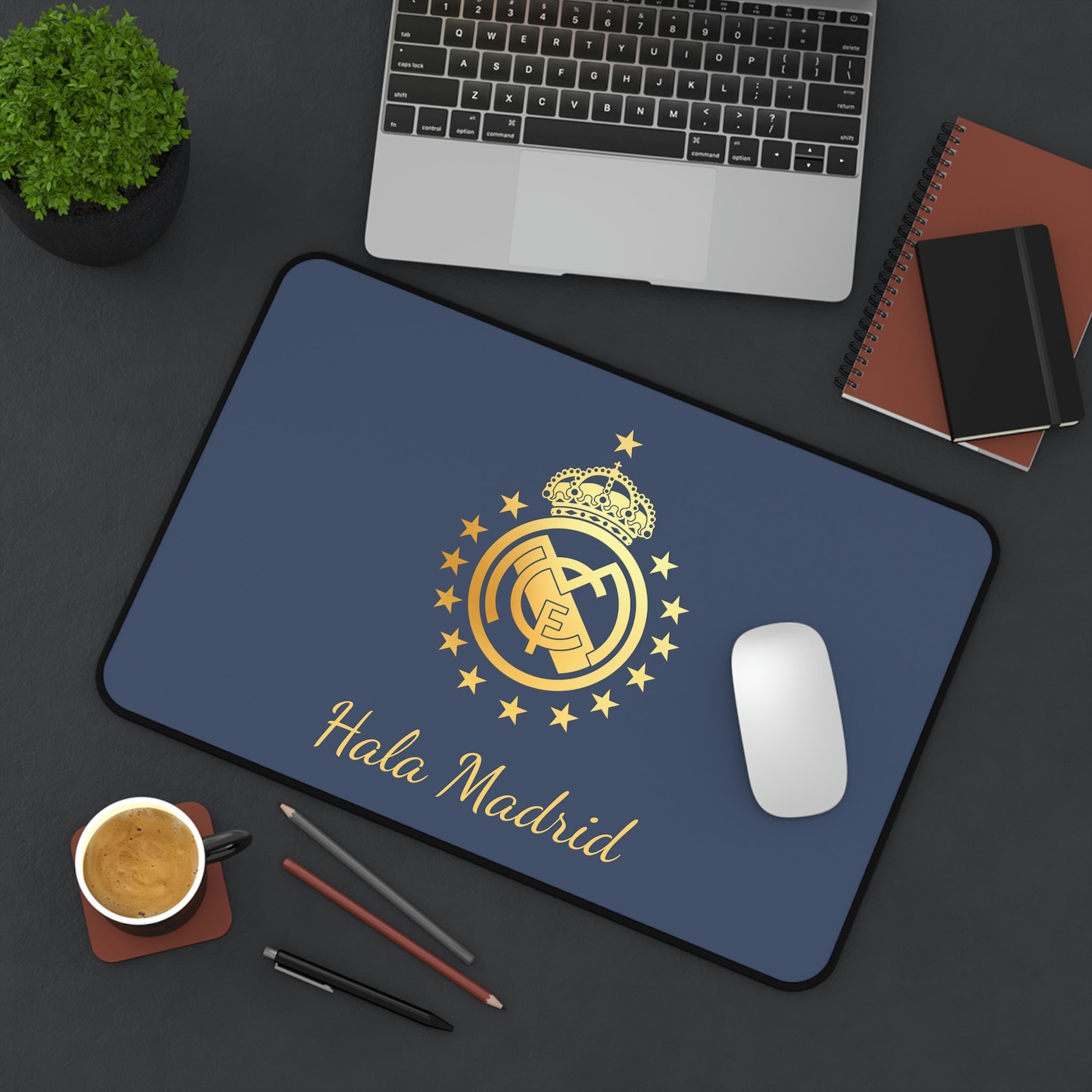 Real Madrid Desk Mat Mouse Pad Merch Gift RMCF Hala Madrid Madridista ...