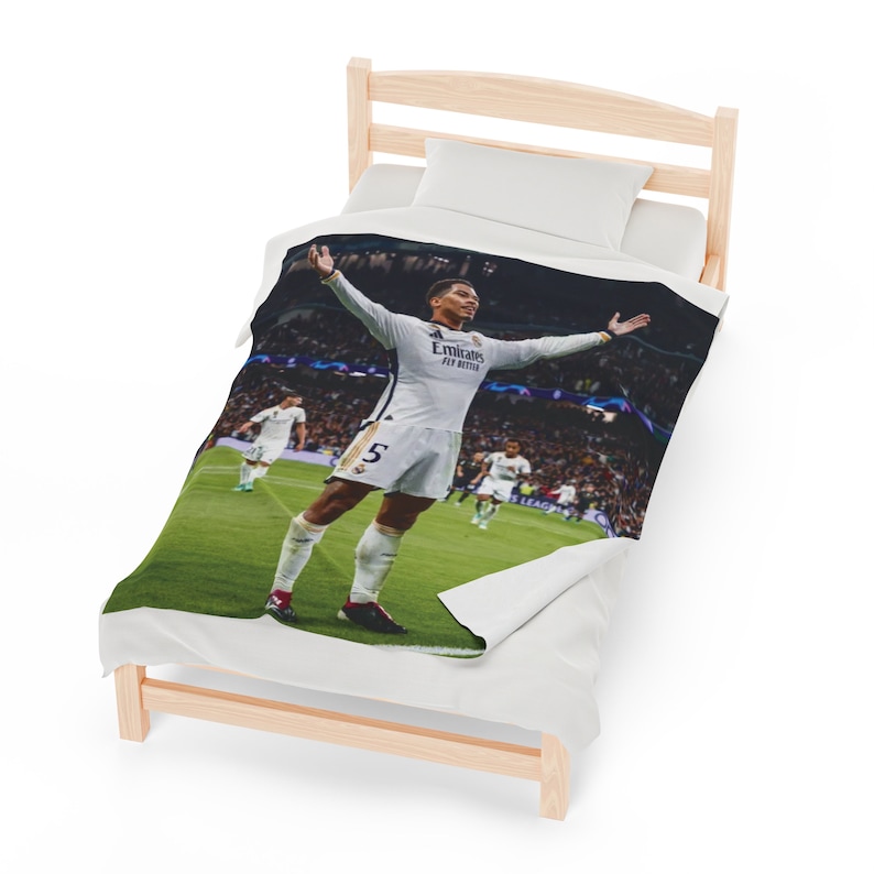 Jude Bellingham Real Madrid Velveteen Plush Blanket - Bedding Throw ...
