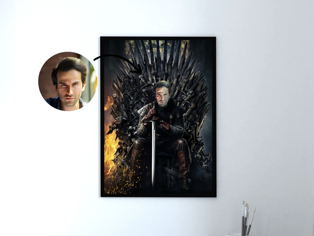 Custom Game of Thrones Portrait, King Royal Portrait, Personalized ...