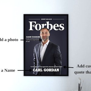 Personalized Magazine Cover | Forbes Magazine Cover | Vogue Magazine ...