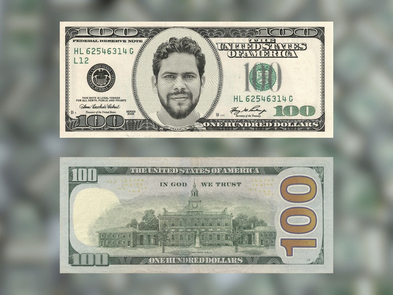 Custom Dollar Bill | Face on Money | Game Money | Play Money | Funny ...