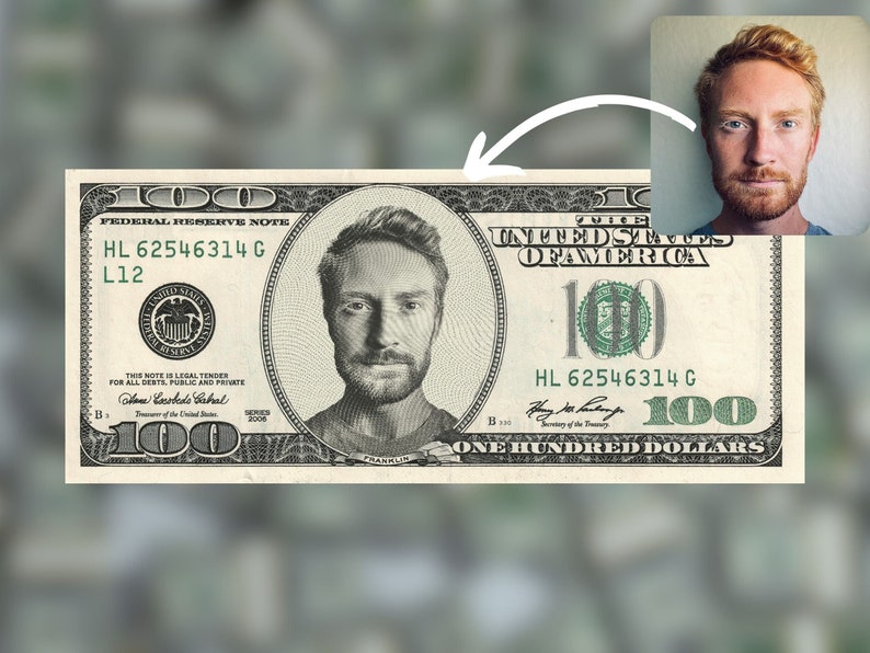 Custom Dollar Bill | Face on Money | Game Money | Play Money | Funny ...
