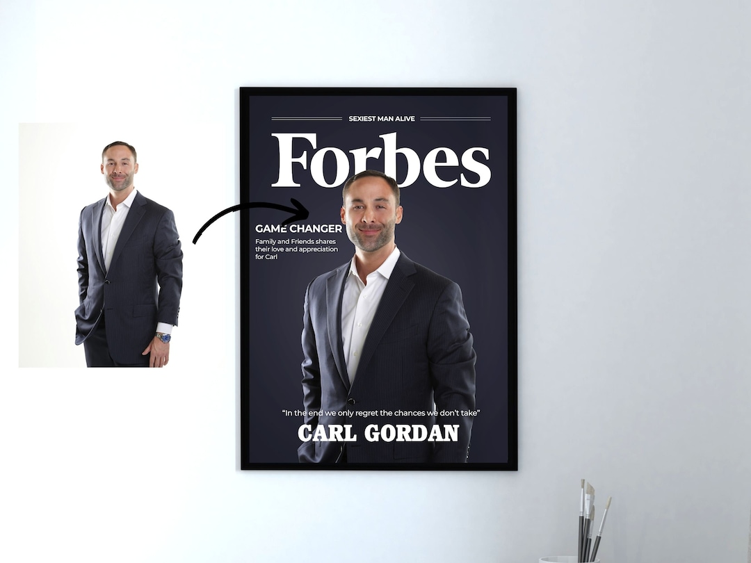 Personalized Magazine Cover | Forbes Magazine Cover | Vogue Magazine Cover | Unique Fathers Day ...