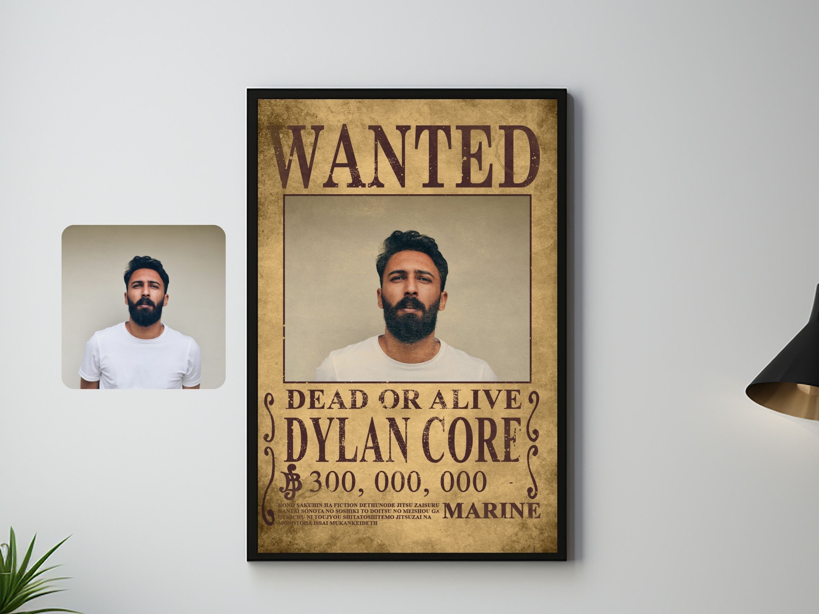 One Piece Wanted Poster Pirate Wanted Poster Funny Wanted Poster Anime ...