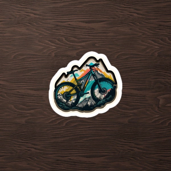 Mountain Bike Sticker - Etsy