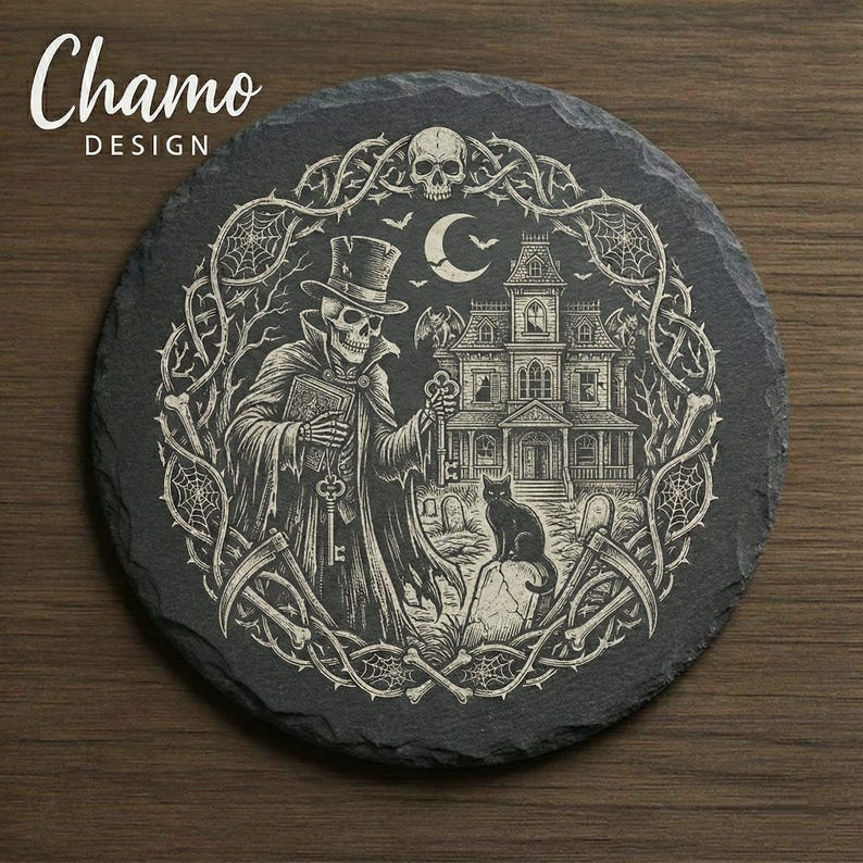 Gothic Skull SVG Bundle | Macabre Laser Cut Vector Designs (digital ...