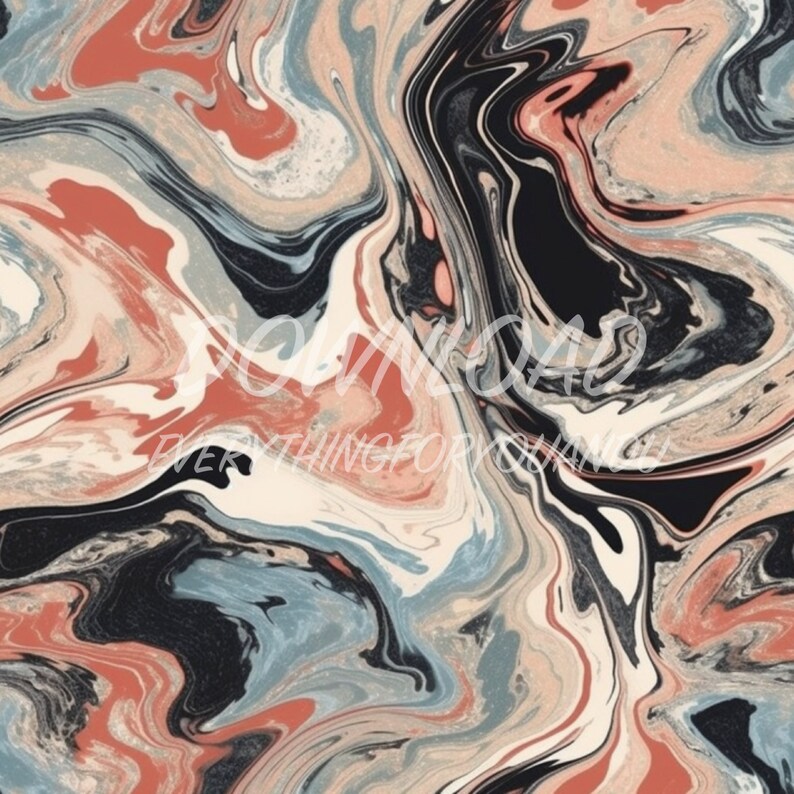 12 Seamless Liquid Marble Patterns - Etsy