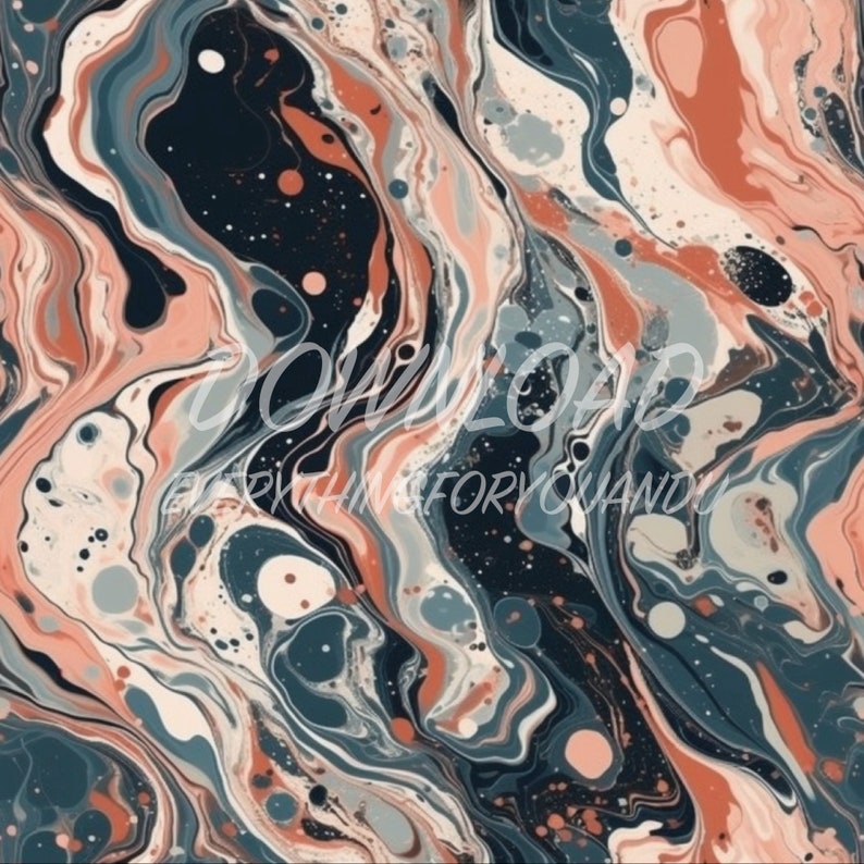 12 Seamless Liquid Marble Patterns - Etsy