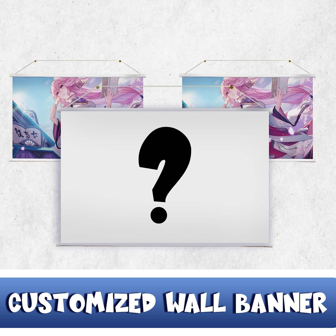 Custom Made Wall Scroll Banner - Etsy