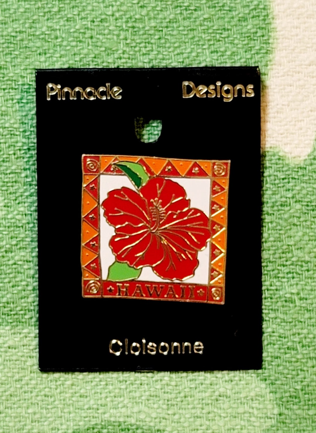Vintage Hawaiian Lapel Pins Red Hibiscus - Etsy