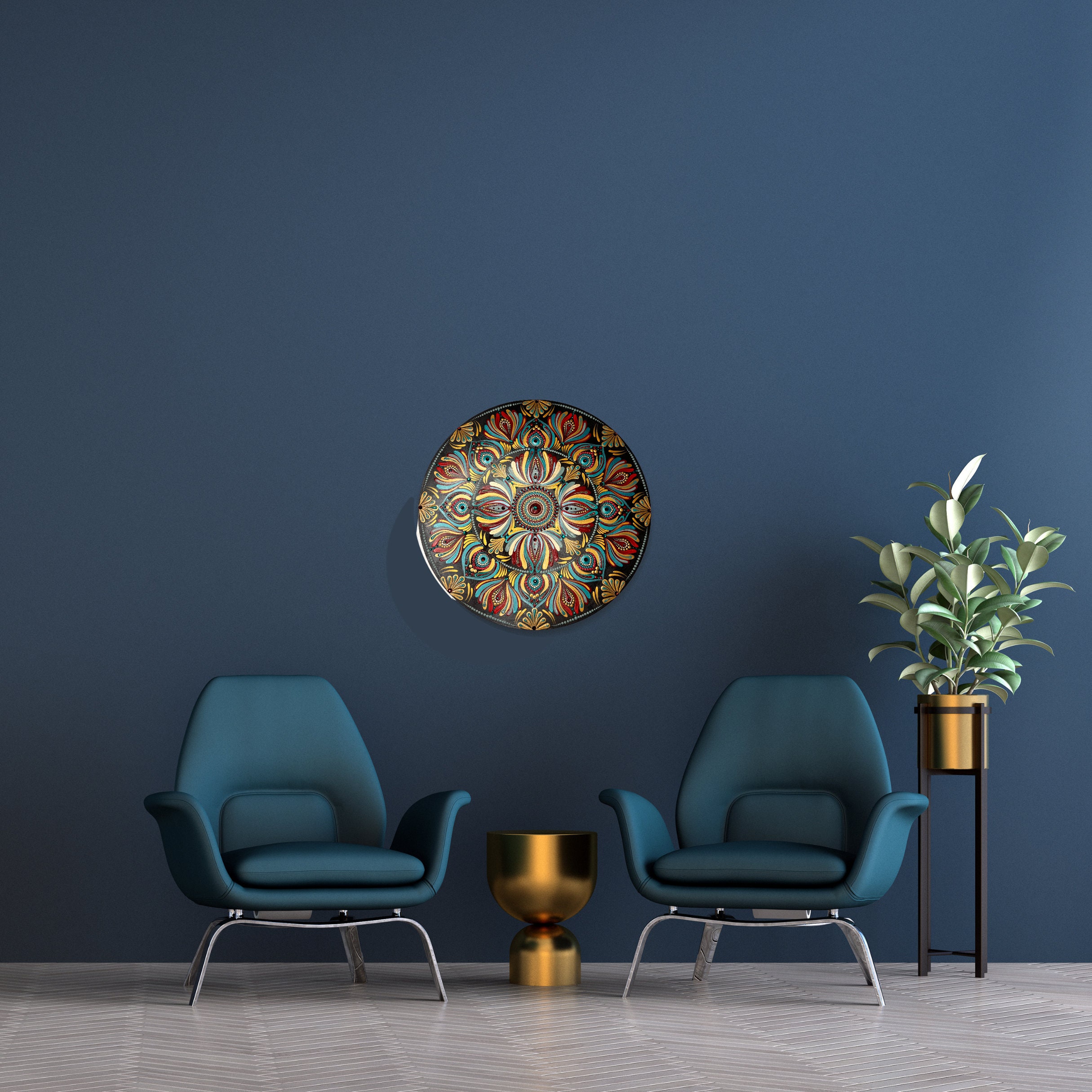 SHAKTI MANDALA - 40 Cm - Etsy