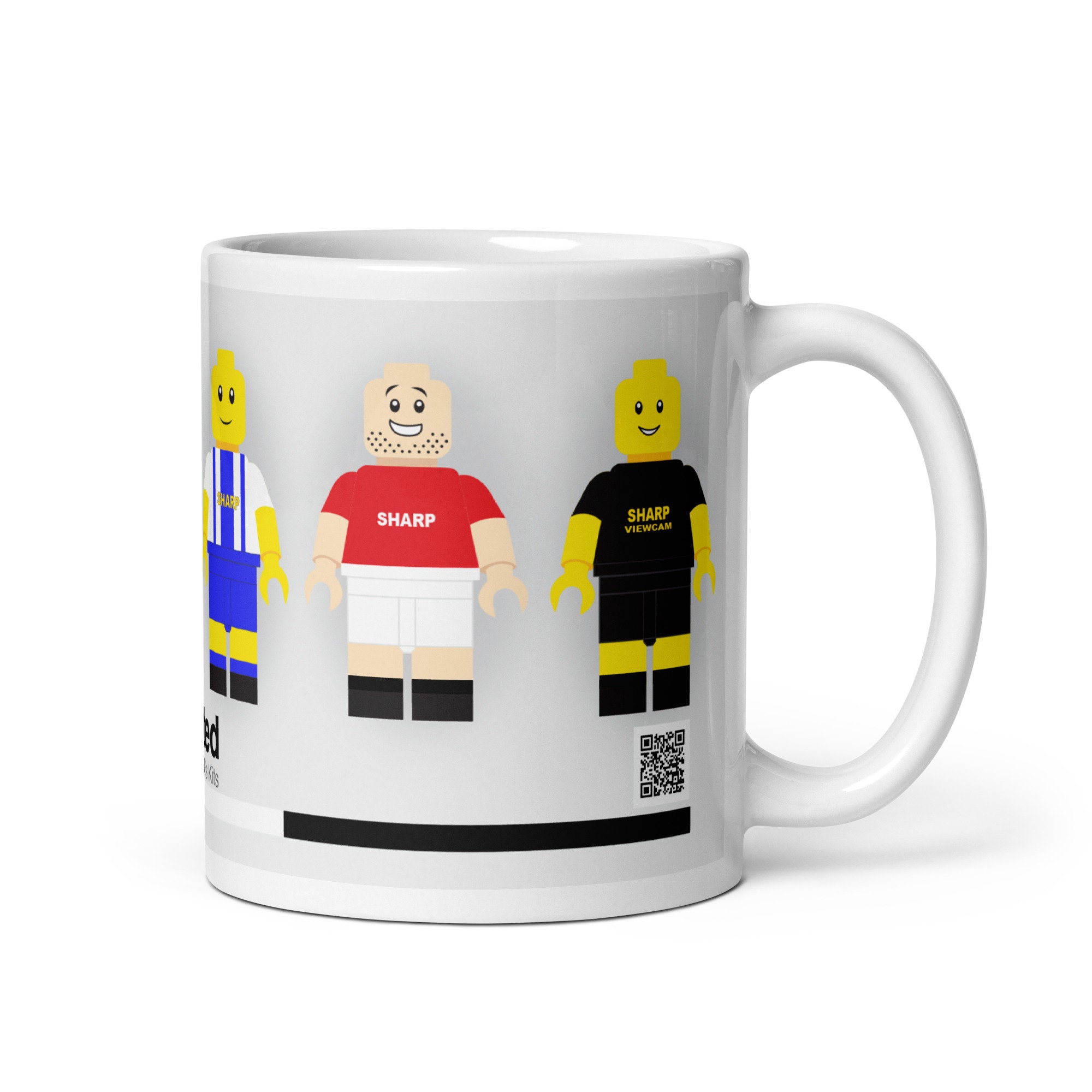 Manchester United Lego Team Classic 90's Kits Mug - Etsy