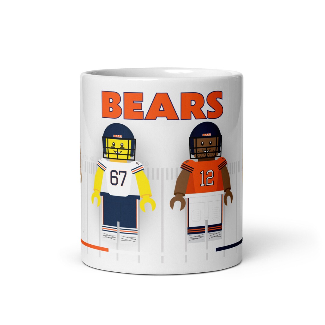 Chicago Bears Lego Team Mug - Etsy