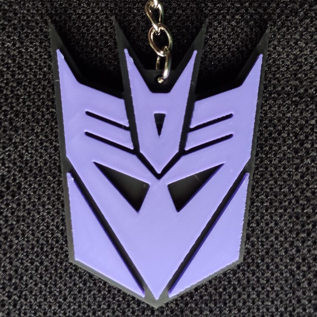 Transformers Decepticon Keychain - Etsy