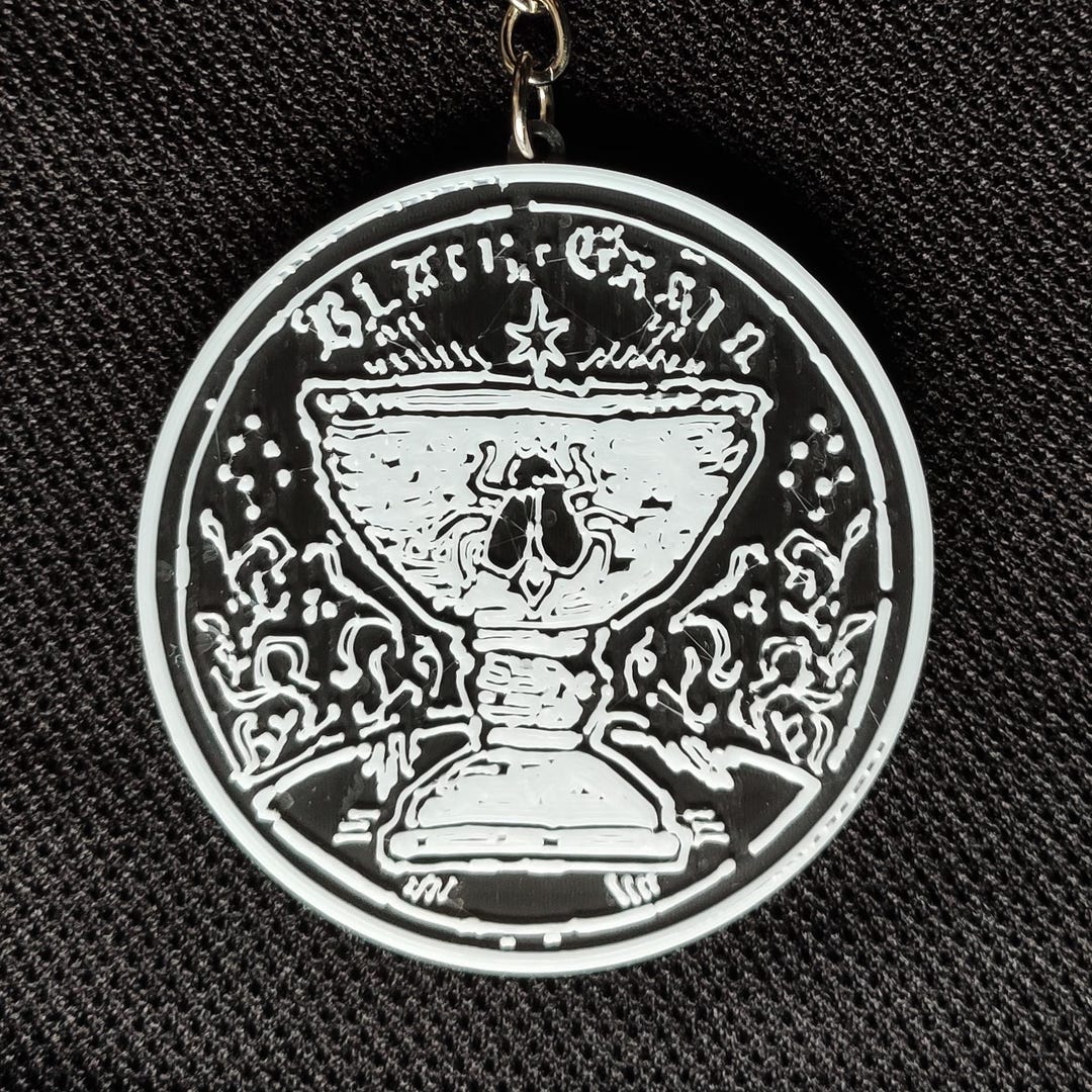3D Printed Keychain – the Cult of the Black Grail Faction | Trench ...