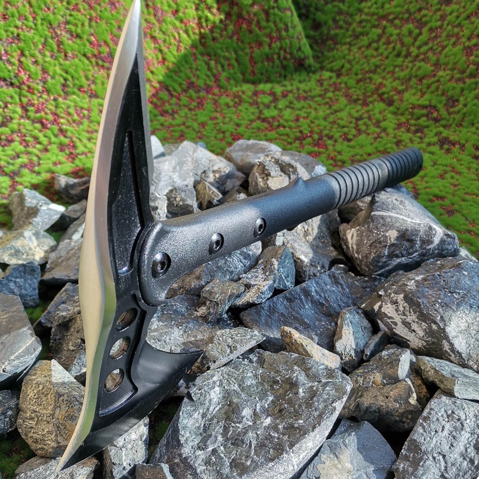 Tactical Axe Tomahawk Stainless Steel Blade Outdoor Hunting Camping ...