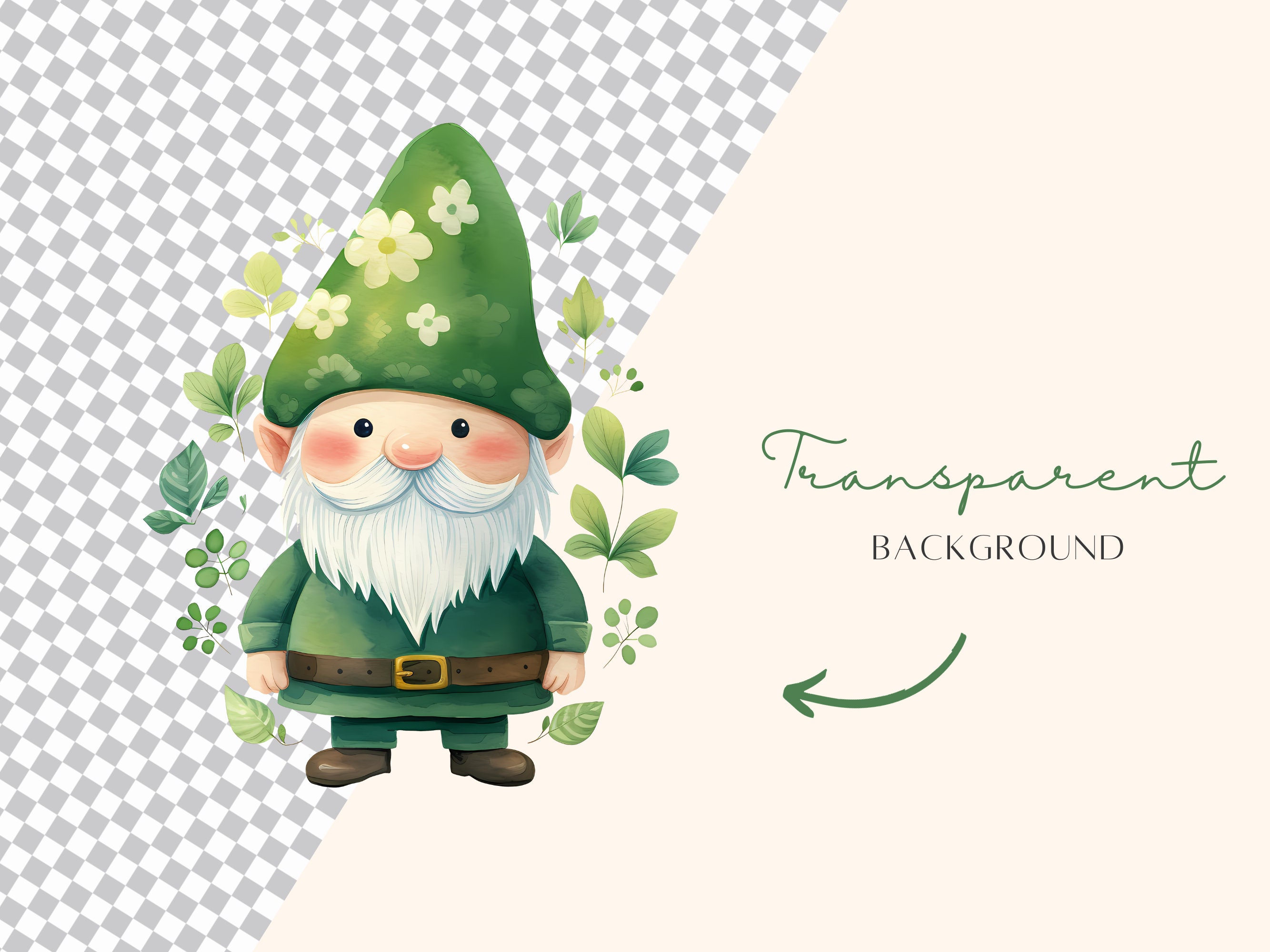 Watercolor St Patricks Day Clipart Cute Saint Patrick's Day PNG ...