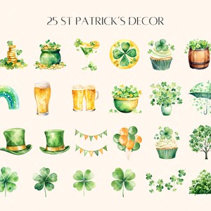 Watercolor St Patricks Day Clipart Cute Saint Patrick's Day PNG ...