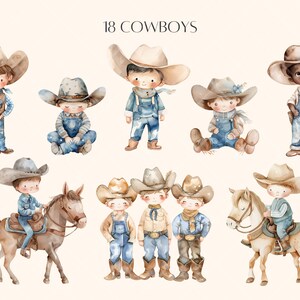 Cute Cowboy Clipart Baby Cowboy PNG Wild West Clipart Baby Western ...