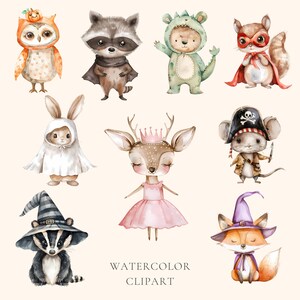 Halloween Woodland Clipart Woodland Fall Autumn Clipart Autumn Woodland ...