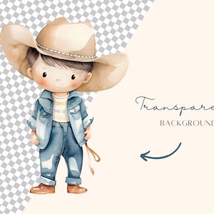 Cute Cowboy Clipart Baby Cowboy PNG Wild West Clipart Baby Western ...