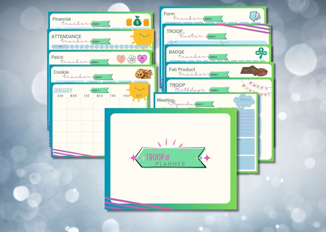 Girl Scouts Binder Planner - Etsy