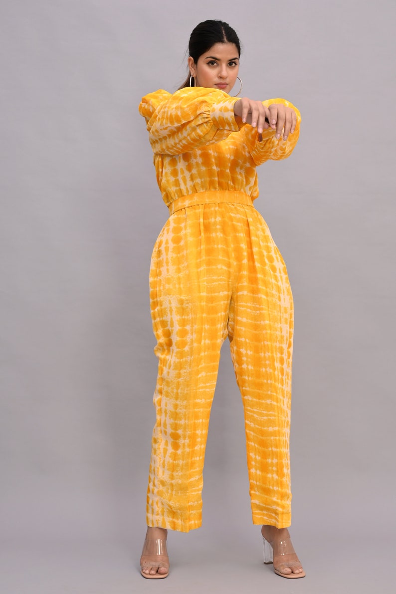 Yellow Color Designer Jumpsuit for Women - Etsy