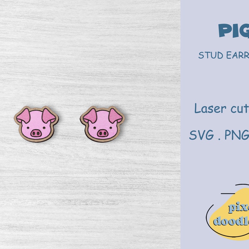 Pig Earrings - Etsy