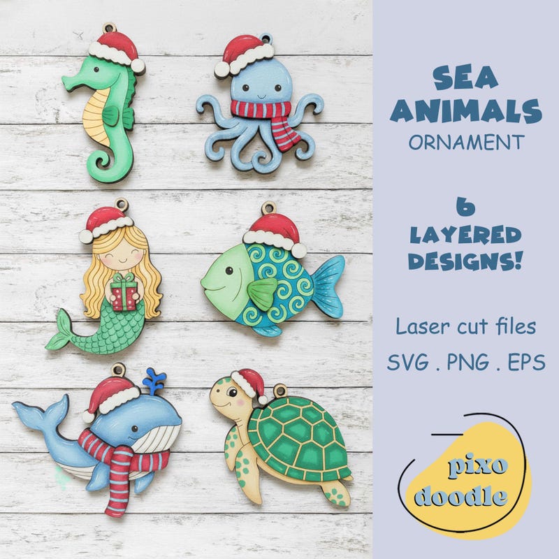 Whale Narwhal Ornament - Etsy