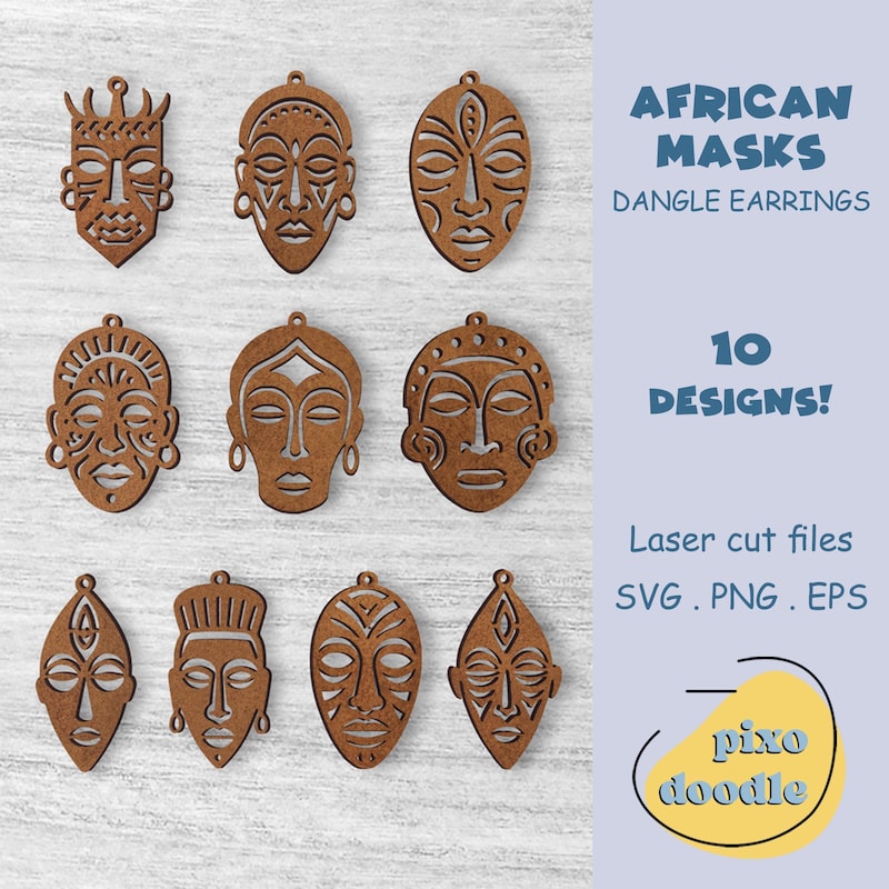 African Mask Patterns - Etsy
