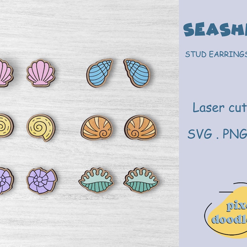 Sea Shell Earrings - Etsy UK