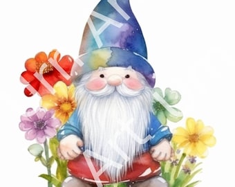 Watercolor Honey Bee Gnomes Clipart, Bee Gnome PNG, Cute Gnome ...