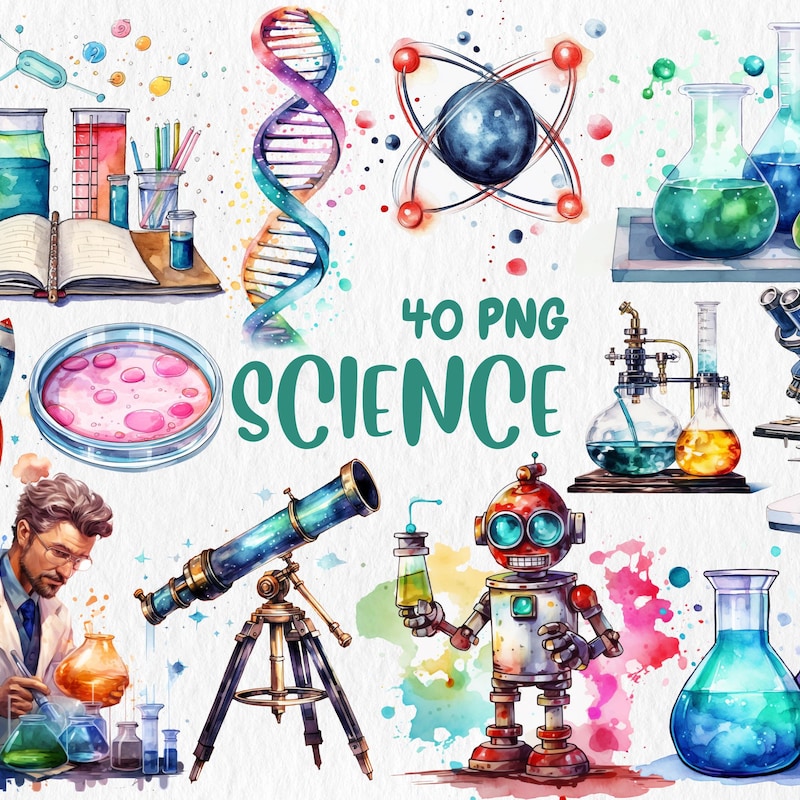 Science Illustration - Etsy