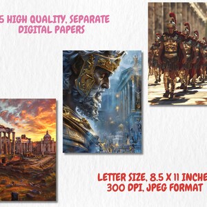 Ancient Rome Digital Paper: Roman Empire Backdrops (PDF) - Etsy Australia