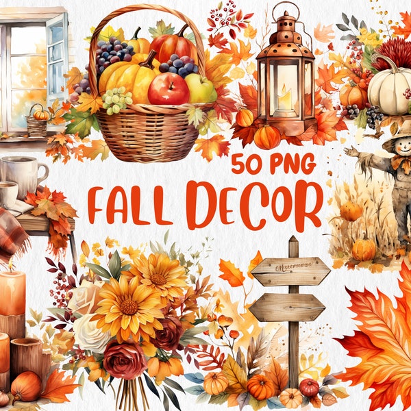 Autumn Clipart - Etsy