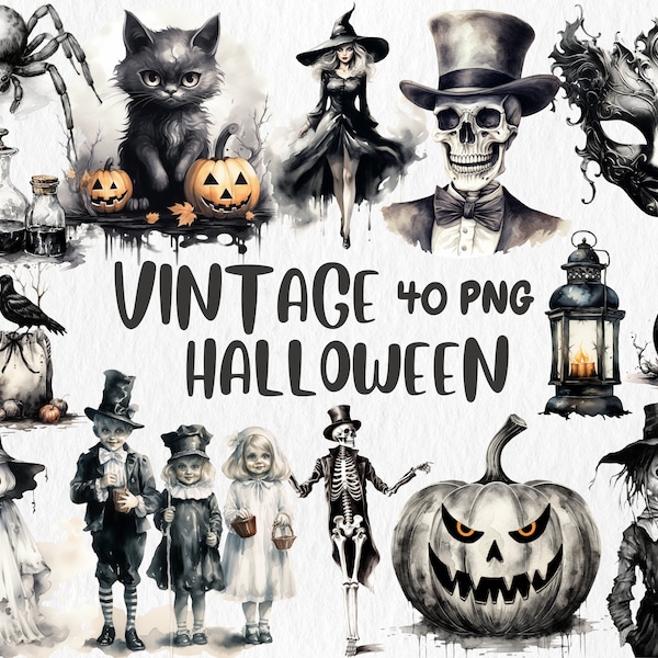 Halloween Clipart - Etsy