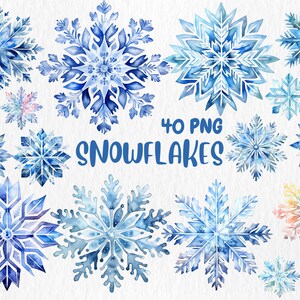 Watercolor Winter Clipart Bundle | Snowmen, Snowflakes, Cozy Winter ...