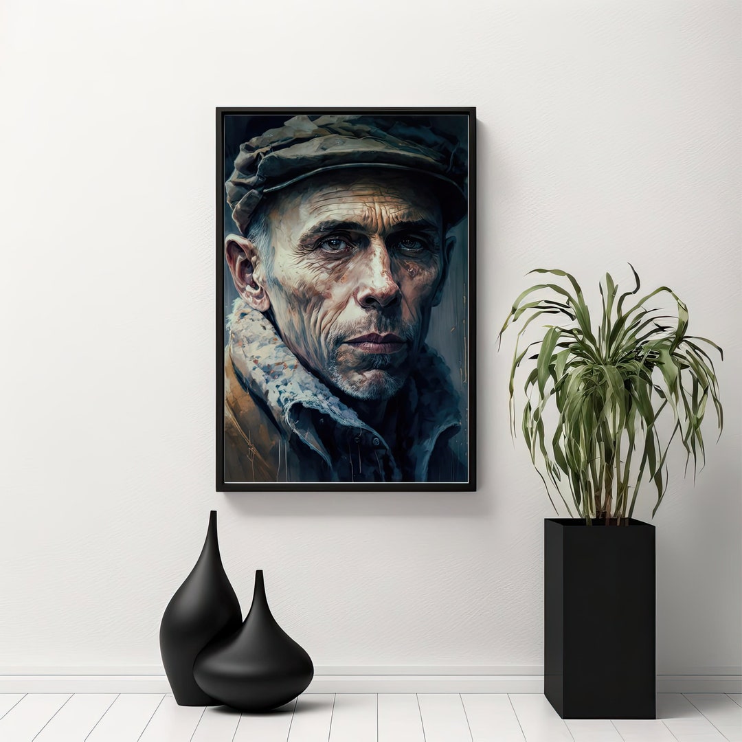Ed Gein Portrait Serial Killer Digital Art Print Wall - Etsy