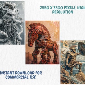 Ancient Greece Digital Paper | Mythological Background, Ancient Greek ...