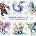 Watercolor Mythical Creatures Clipart Fairy Fantasy - Etsy
