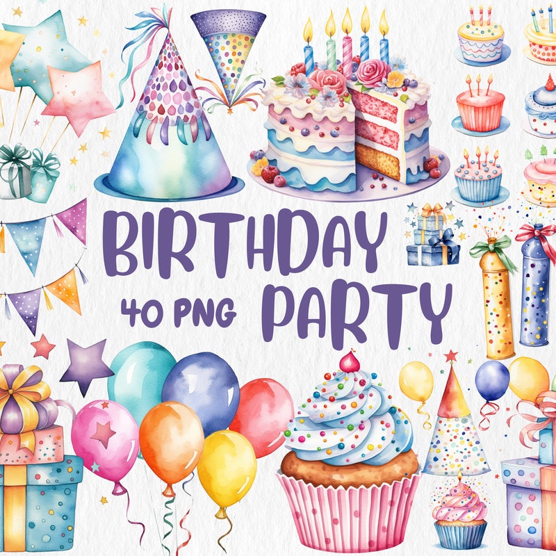 Party Clipart - Etsy