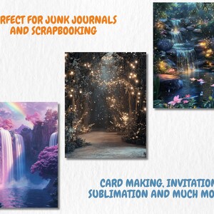 Fairy Tale Digital Paper: Whimsical Fantasy Backdrops (digital Download ...
