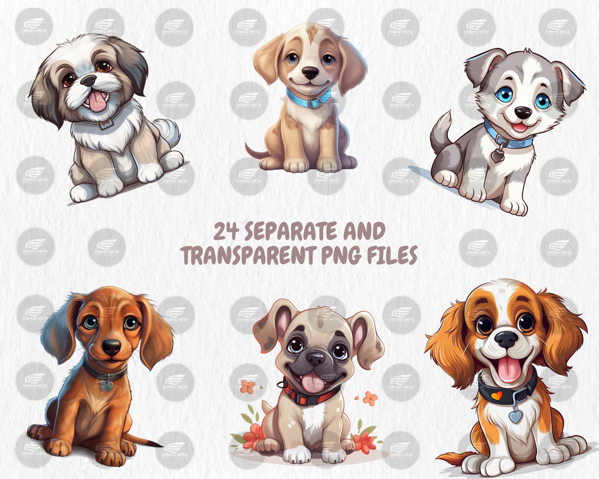 Watercolor Puppies Clipart Painted Puppy Clipart Puppy - Etsy Australia