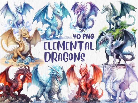 Fire Elemental Dragon Showcase) Elemental Dragons Fire (organic