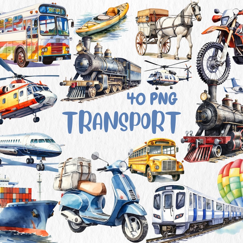 Transportation Art - Etsy