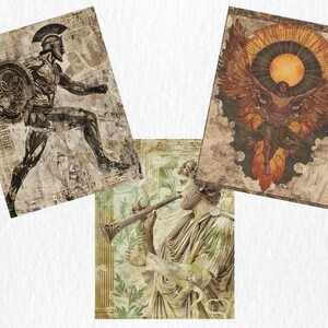 Ancient Greece Digital Paper | Mythological Background, Ancient Greek ...